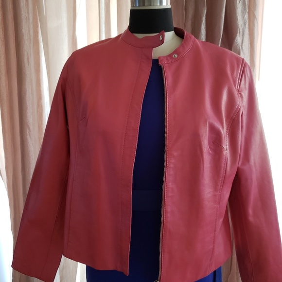 Style & Co. | Jackets & Coats | Genuine Leather Jacket | Poshmark